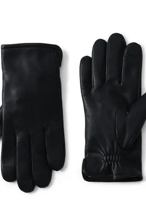 LANDS' END Cashmere Lined Leather Gloves