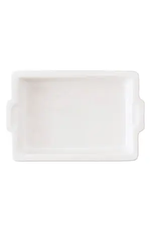 JULISKA Puro Large Ceramic Baking Dish - Whitewash
