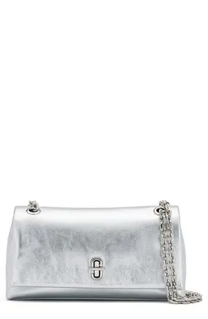 Marc Jacobs The Dual Chain Strap Mini Bag Silver