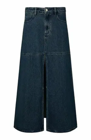 WeWoreWhat Denim Maxi Skirt