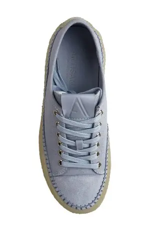 ARTISAN CRAFTED BY ZIGI Clover Low Top Sneakers - Light Blue Suede