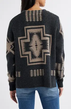 Pendleton Oversize Wool-blend Cardigan