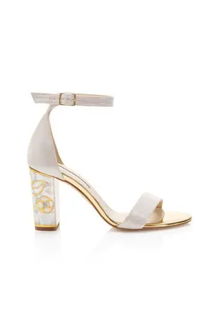 Freya Rose Block Heel Sandals For Women
