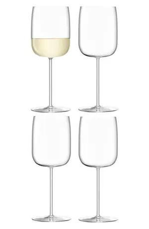 LSA Borough Set Of 4 Wine Glasses - Clear