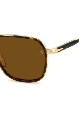 DB EYEWEAR BY DAVID BECKHAM 54mm Aviator Sunglasses