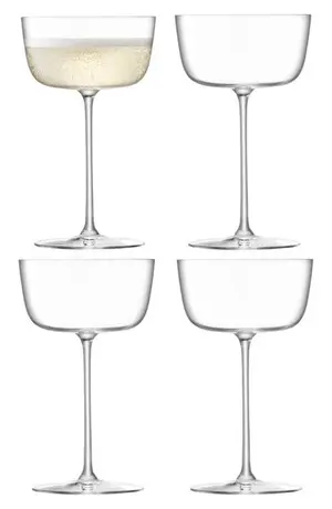 LSA Borough Set Of 4 Cocktail Saucers