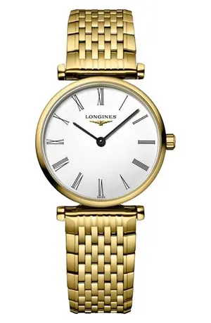 LONGINES La Grande Classique Bracelet Watch - White