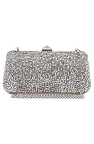 Valentino Garavani Carry Secrets Minaudière - Gn5 Silver/crystal