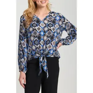 Apny Front Tie Blouses