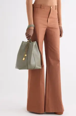 Chloé Spin Leather Tote - Aloe Green