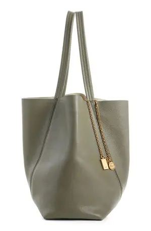 Chloé Spin Leather Tote - Aloe Green