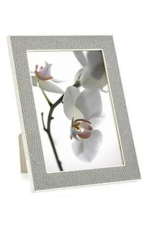ADDISON ROSS LONDON Shagreen Finish Picture Frame - Grey