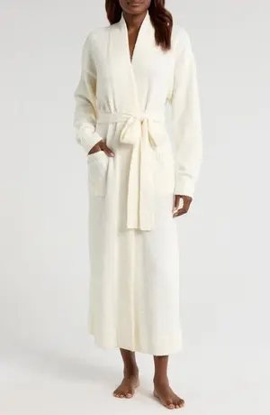 Nordstrom So Soft Robe Ivory Egret