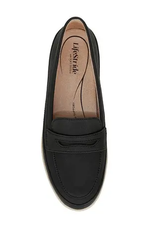LIFESTRIDE Malta Penny Loafer - Black