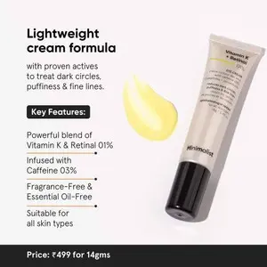 MINIMALIST Vitamin K + Retinal 01% Eye Cream