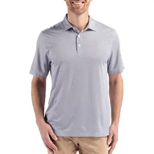 Cutter & Buck Pike Diamond Dot Print Polo - Black