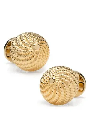 Cufflinks, Inc. Gold Tone Cufflinks & Tie Clips