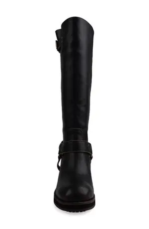 CANDIE'S Reecee Knee High Boots - Brown Leather