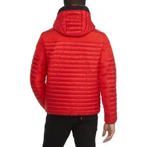Pajar Mixed Media Puffer With Fixed Hood