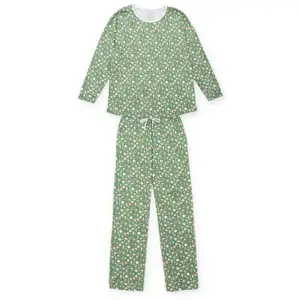 LILA AND HAYES Audrey Pajama Set Retro Ornaments