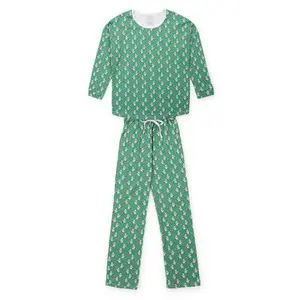 LILA AND HAYES Audrey Pajama Set Santa's Helper