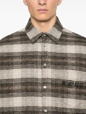 Martine Rose Check-pattern Overshirt