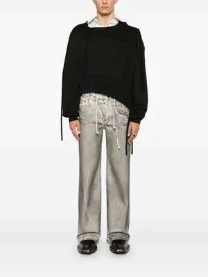 Ottolinger Coated-finish Wide Leg Jeans
