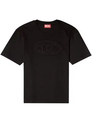 DIESEL® T-adjust-bigoval T-shirt - Black
