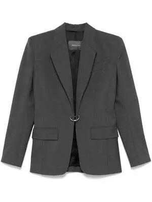 MUGLER Ring-detail Virgin Wool Blazer