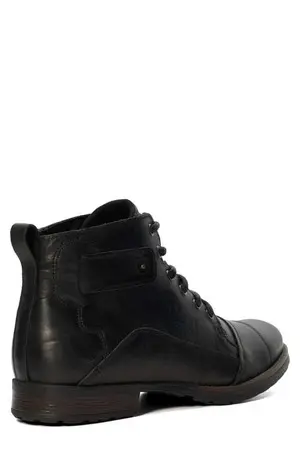 Dune London Simon Leather Boots - Black