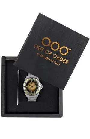 OUT OF ORDER Automatico Quaranta Bracelet Watch - Sand