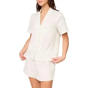 Rya Collection Aurora Charmeuse Short Pajamas - Ivory