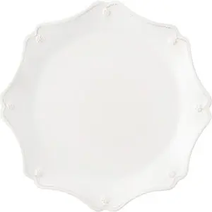 JULISKA Berry And Thread' Scallop Charger Plate - Whitewash