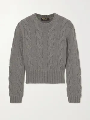 Loro Piana Cable-knit Cashmere Sweater