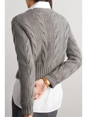 Loro Piana Cable-knit Cashmere Sweater