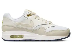 Nike Air Max 1 Sneakers - White/bronzine/barely Volt