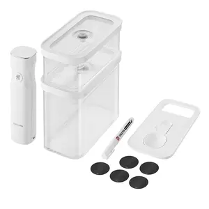 ZWILLING Fresh & Save Cube 5 Piece M Vacuum Starter Set - Transparent-white