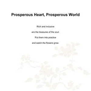 LIULI Crystal Prosperous Heart, Prosperous World Peony