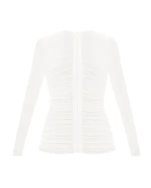 Herve Leger Veronica Top - Alabaster