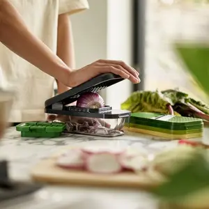 JOSEPH JOSEPH Multi-prep Compact 4-in-1 Chop, Grate And Slice Set