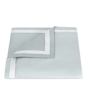 MATOUK Ambrose Sateen Duvet Cover, King Pool/bone