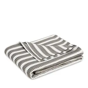MATOUK Apollo Stripe Matelasse Coverlet, King - Comet