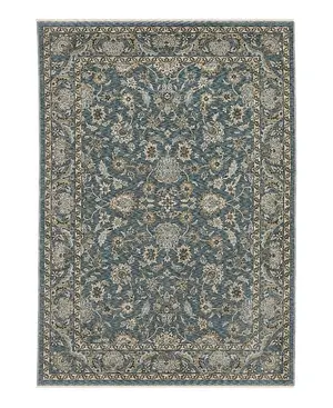 ORIENTAL WEAVERS Ellington Ell07 Area Rug, 2' X 3 - Blue