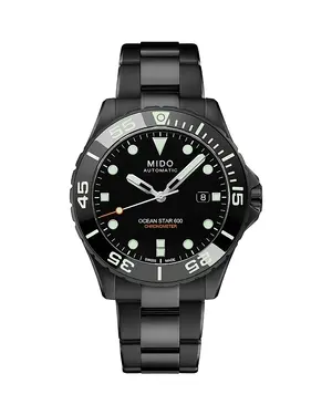 MIDO Ocean Star Captain V Watch, 44mm - Black