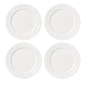 LENOX Tin Can Alley Accent Plate, Set Of 4 - White