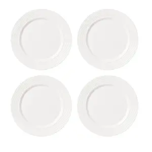 LENOX Tin Can Alley Accent Plate, Set Of 4 - White