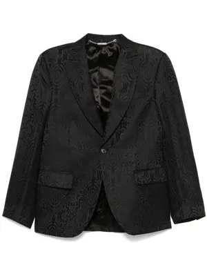 John Richmond Single-breasted Jacquard Blazer