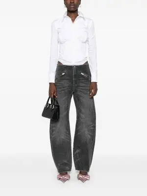 Alexander Wang Moto Jeans - Grey