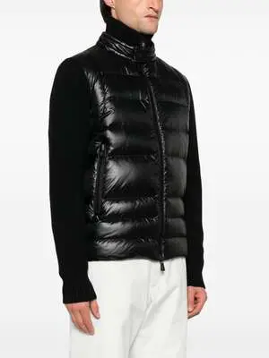 Moncler Panelled Jacket - Black