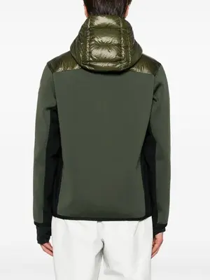Moncler Panelled Down Jacket - Green